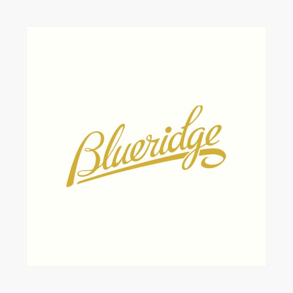 "Blueridge Guitars Logo" Art Print for Sale by leonthorman | Redbubble