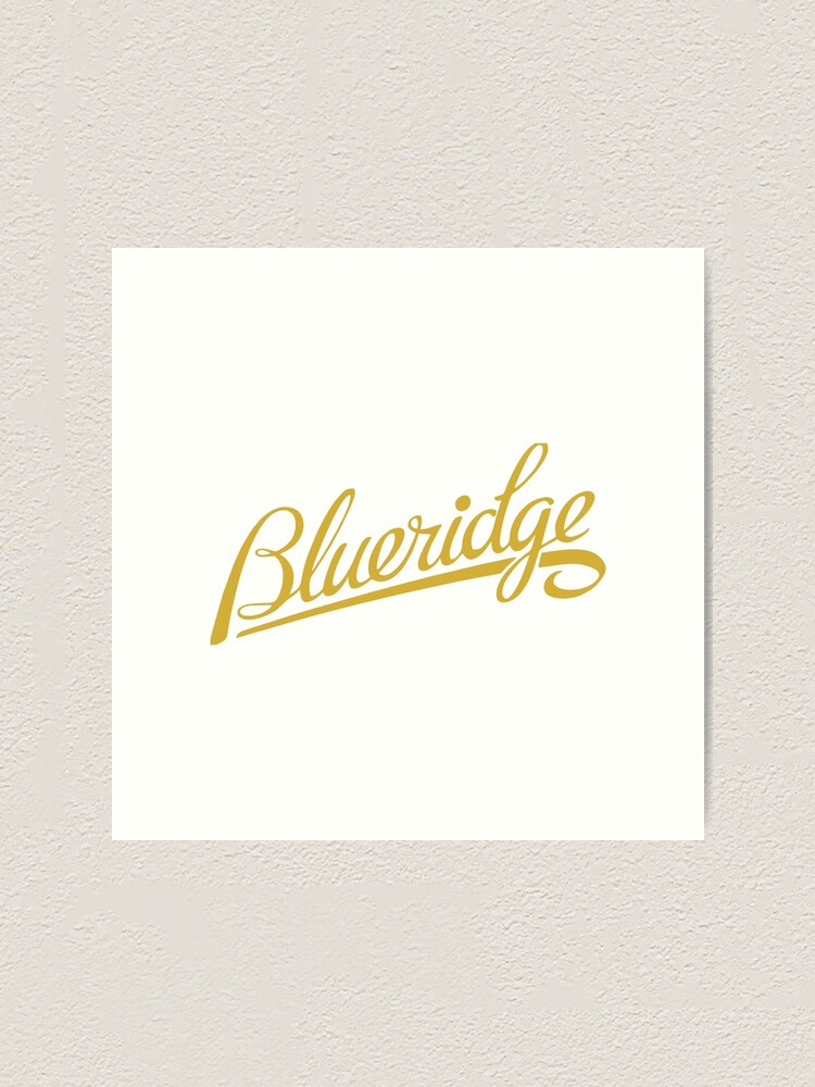 "Blueridge Guitars Logo" Art Print for Sale by leonthorman | Redbubble