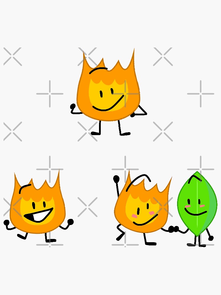 "Firey sticker pack" Sticker by bfgi2 | Redbubble