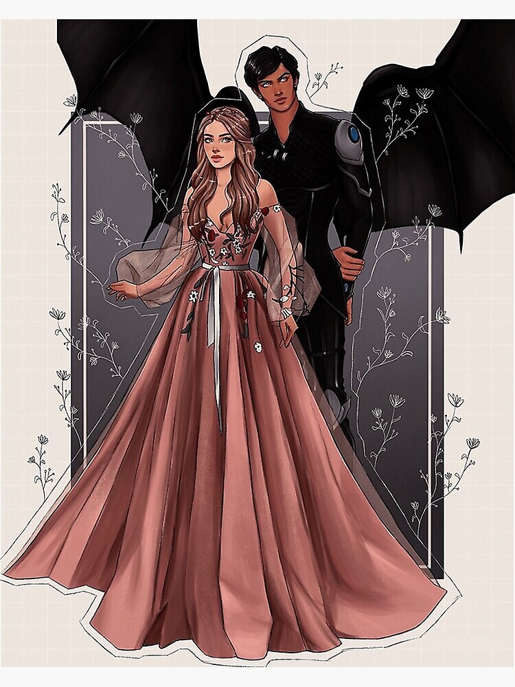 "Elain and Azriel fanart " Photographic Print for Sale by ...