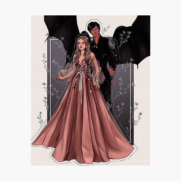 "Elain and Azriel fanart " Photographic Print for Sale by ...