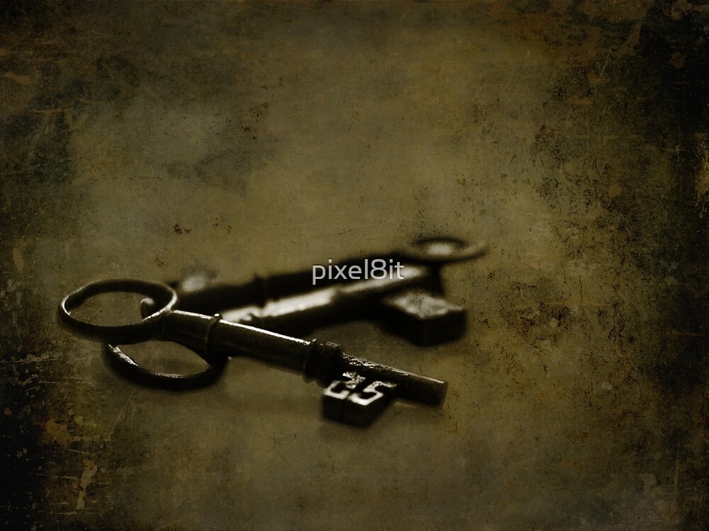 "Old keys to the scary room" by pixel8it | Redbubble