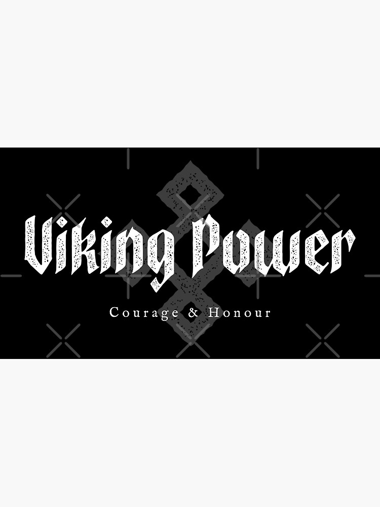 "VIKING POWER" Sticker for Sale by HeavyLiftGift | Redbubble