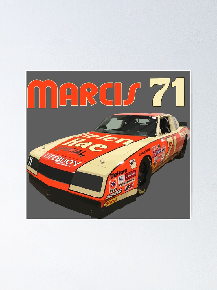 "Dave Marcis 1987 " Poster for Sale by FromThe8Tees | Redbubble