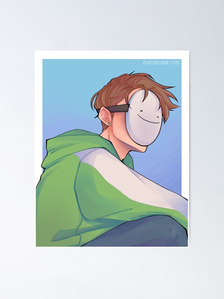"Dream Minecraft " Poster for Sale by wintrdelunar | Redbubble