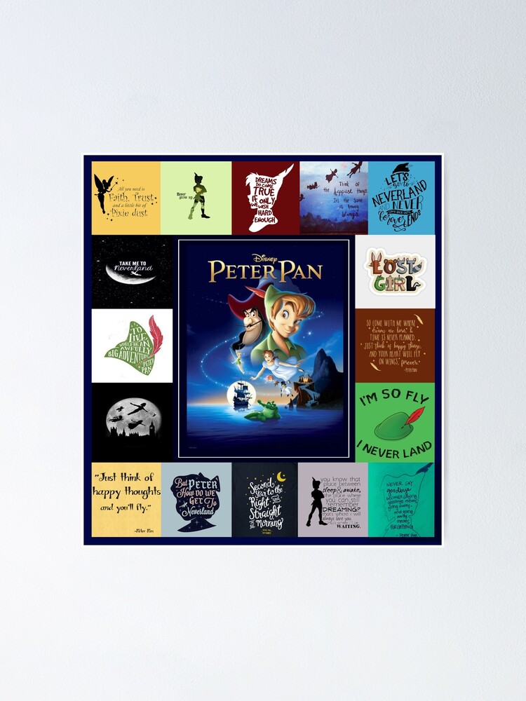 "Peter pan - best gift" Poster by Patriciaazparr | Redbubble