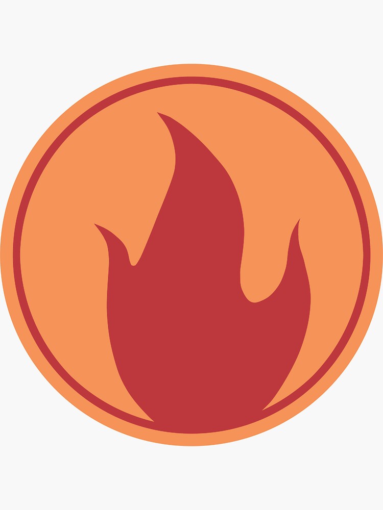 "Team Fortress 2 Red Pyro Class Icon" Sticker for Sale by ...