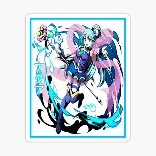 "Aqua" Sticker for Sale by demetrius1 | Redbubble