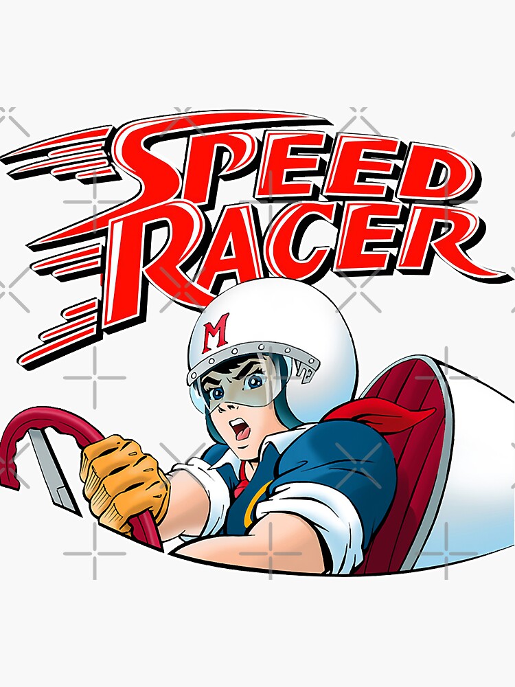 "Speed Racer" Sticker for Sale by ColinWitting | Redbubble
