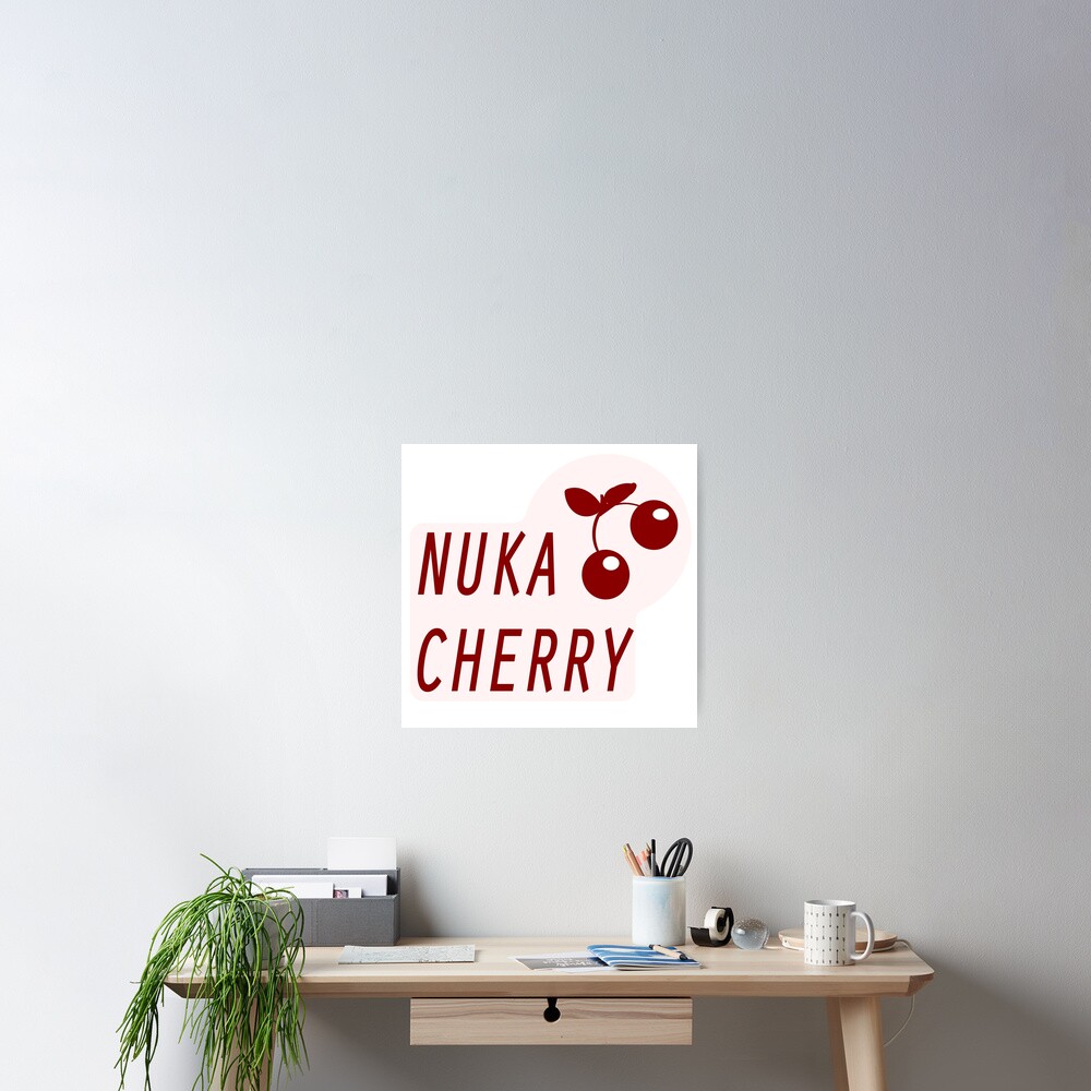 "Nuka Cola Cherry Label" Poster by snidget | Redbubble
