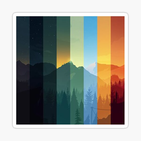 "Firewatch." Sticker for Sale by BlazeInterior | Redbubble