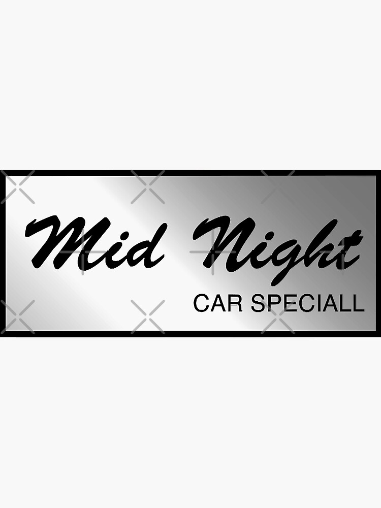 "Midnight racing team" Sticker for Sale by RupertOlson | Redbubble