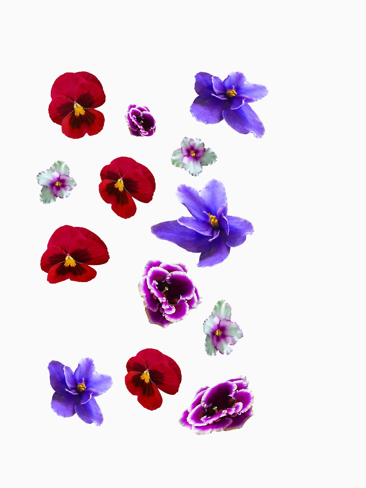 "Flowers, violets" T-shirt by Hujer | Redbubble