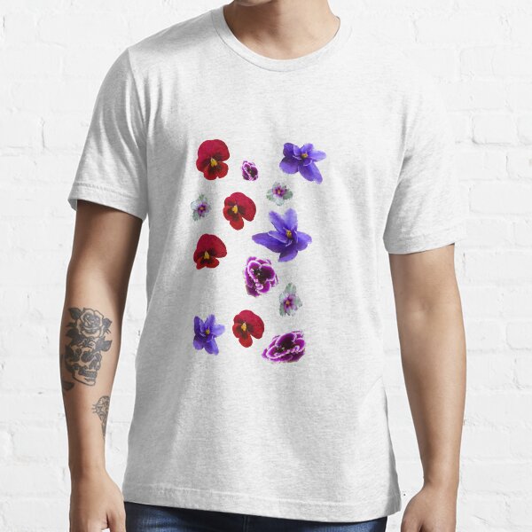 "Flowers, violets" T-shirt by Hujer | Redbubble