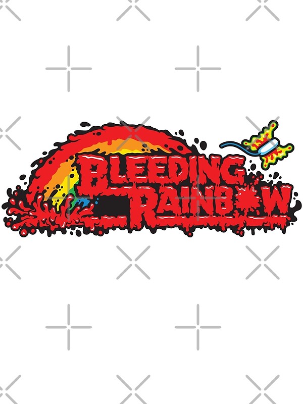 "Bleeding Rainbow" by harebrained | Redbubble