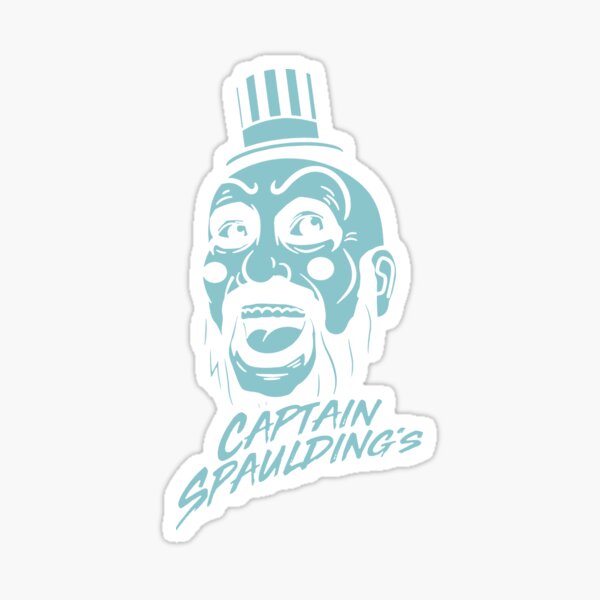 "CAPTAIN SPAULDING 14D" Sticker for Sale by youlthe4936 | Redbubble