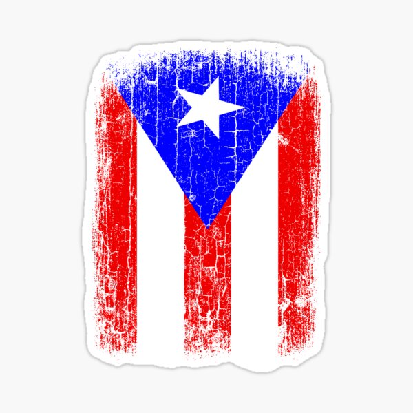 "Vintage Puerto Rico Flag " Sticker for Sale by EthosWear | Redbubble