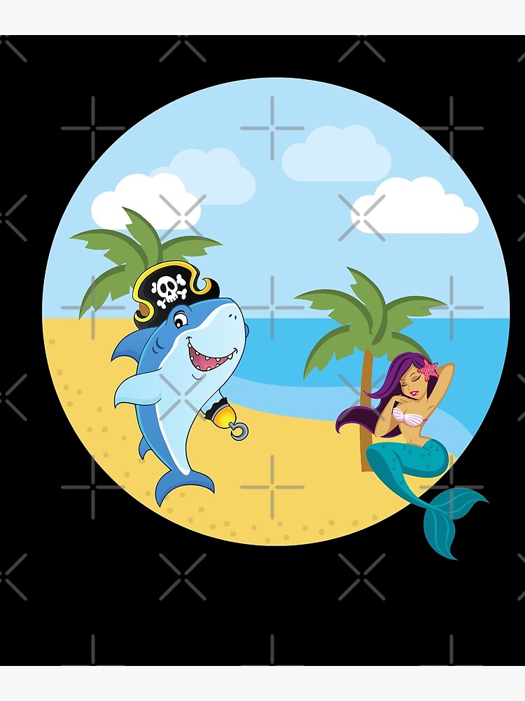 "Zig and Sharko Marina Mermaid" Poster for Sale by teemenia | Redbubble