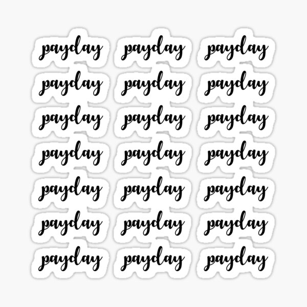 "Payday bujo bullet journal daily planner pack" Sticker by leonlim ...