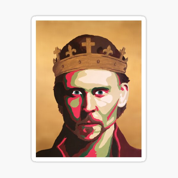 "King Henry V" Sticker for Sale by cheersmrhiddles | Redbubble