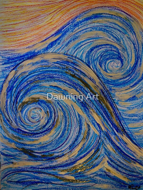 "Hectic Sea" by Dawning Art | Redbubble