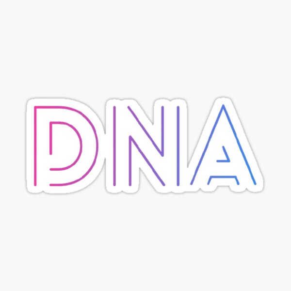 "BTS DNA" Sticker by Dazztic | Redbubble