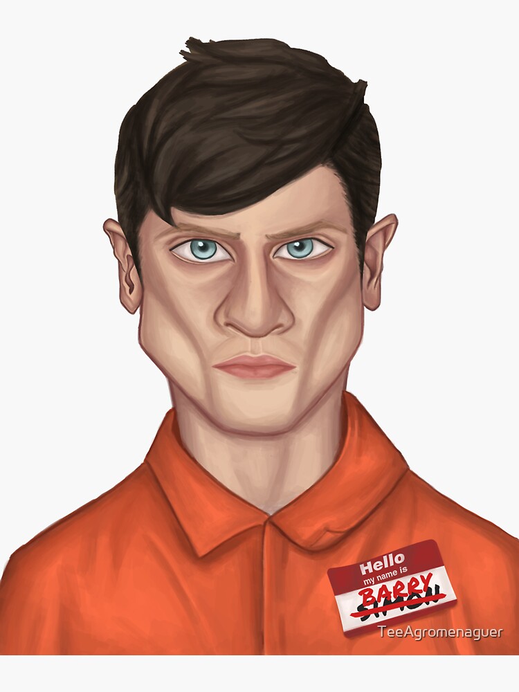 "My name is... Barry?" Sticker for Sale by TeeAgromenaguer | Redbubble