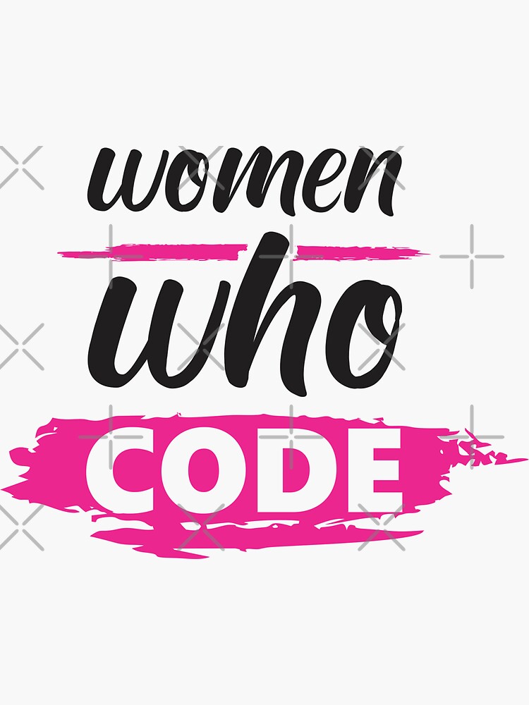 "Women Who Code (Light)" Sticker by Devshirt | Redbubble
