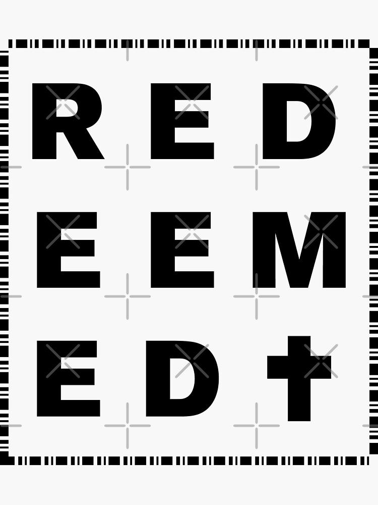 "Redeem" Sticker for Sale by ShaykhUmer | Redbubble