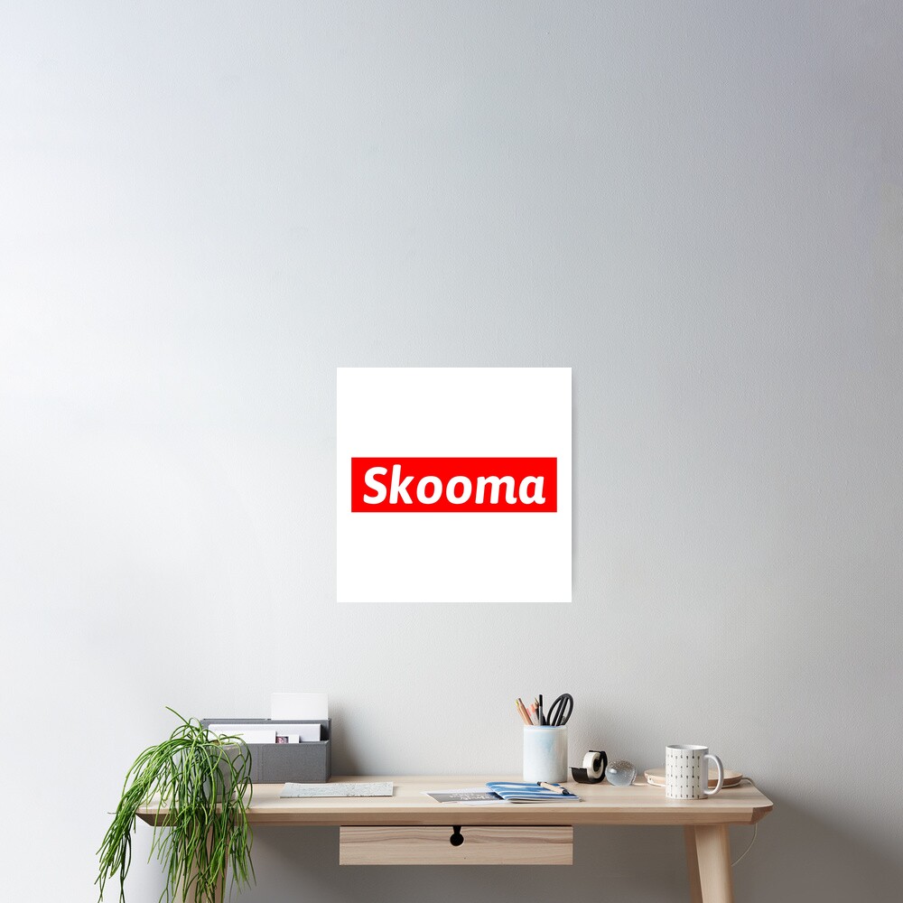"'Skooma' Designer Logo" Poster by GlitchedKitten | Redbubble