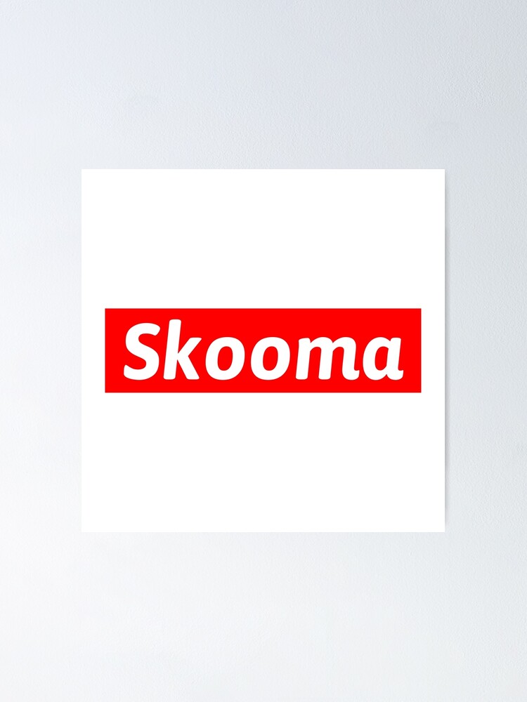 "'Skooma' Designer Logo" Poster by GlitchedKitten | Redbubble