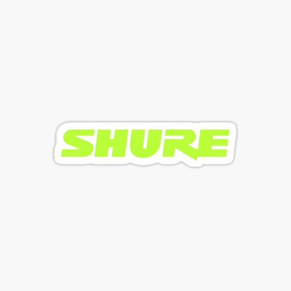 "Shure" Sticker for Sale by juarezwiola | Redbubble