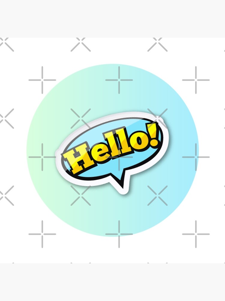 "Hey Hello Hii" Poster by IconicPixels | Redbubble