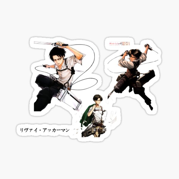 "Attack On Titan Levi " Sticker for Sale by Marucchi | Redbubble