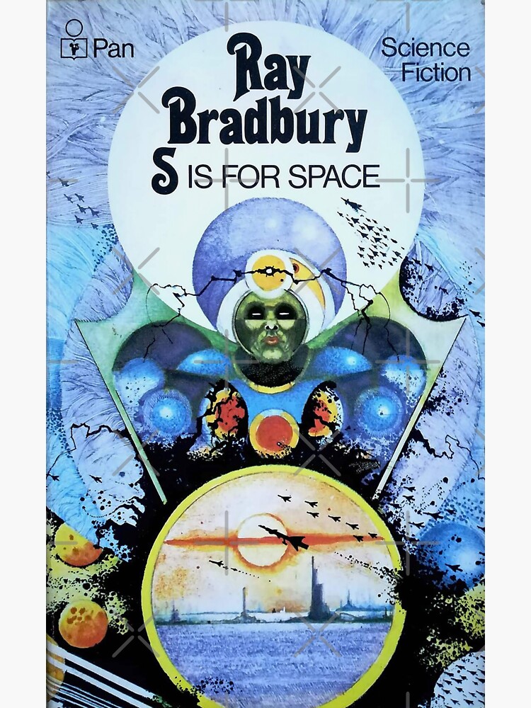 "S is for Space - Ray Bradbury" Sticker for Sale by TheWhiteBear ...