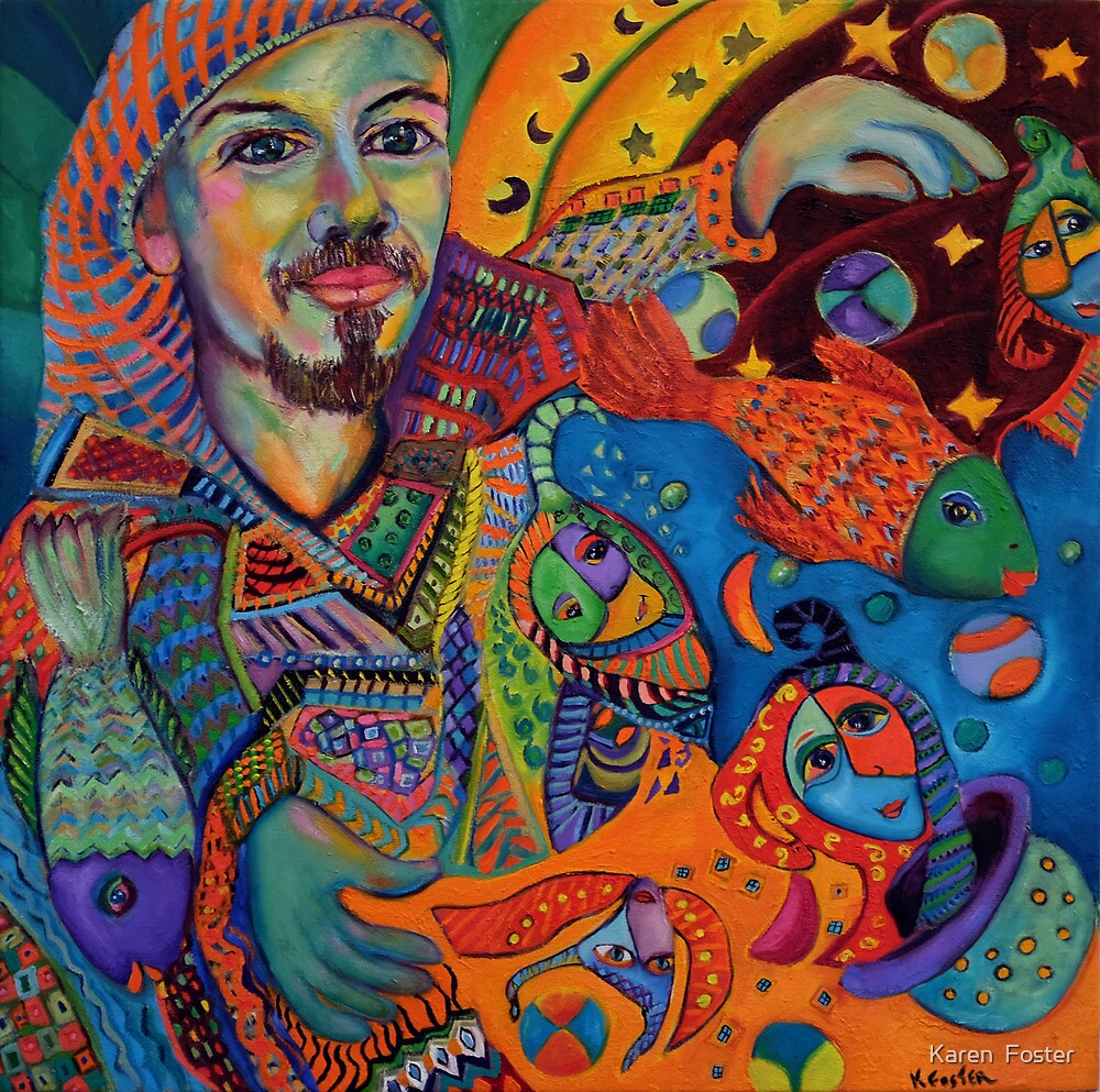 "Colourful Pirate" by Karen Foster | Redbubble
