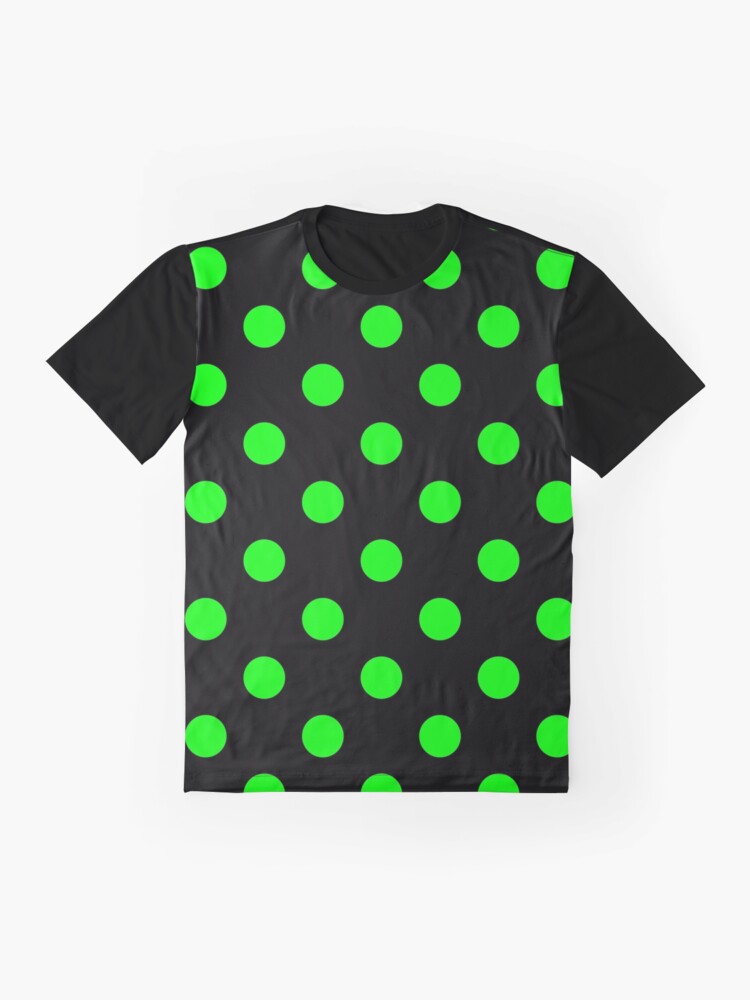 Extra Neon Polka Dots Neon Pink Polka Dots On Mint Green Men's Dress