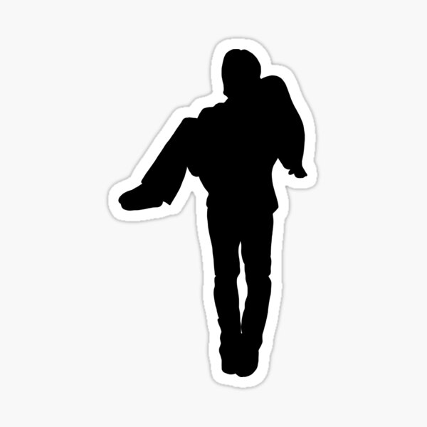 "Delena" Sticker by littlegraphics | Redbubble