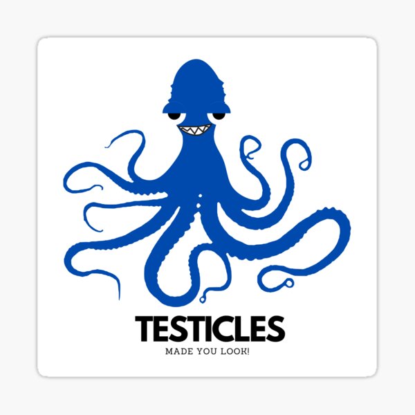 "Testicles" Sticker for Sale by LeonardoBotha | Redbubble
