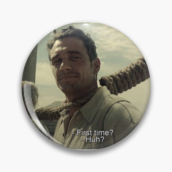 ""First time? Huh?" Meme from The Ballad of Buster Scruggs" Pin for ...
