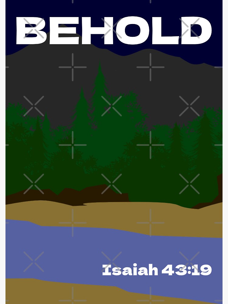 "BEHOLD" Sticker for Sale by Arrique | Redbubble