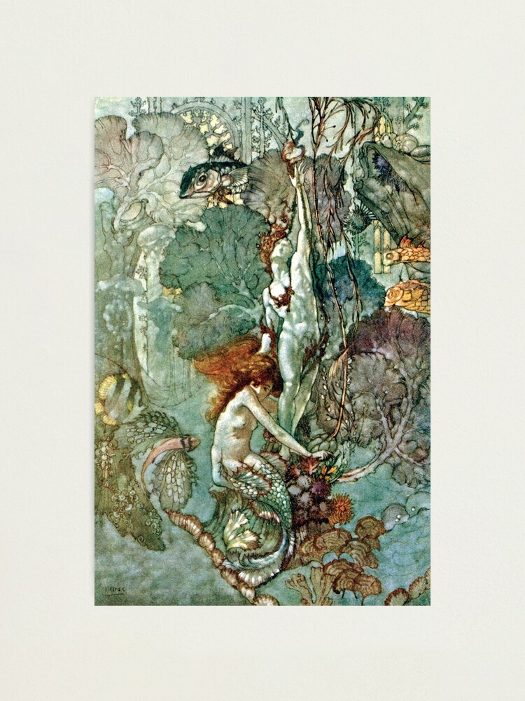 "The Little Mermaid - Andreas Duncan Carse" Photographic Print for Sale ...