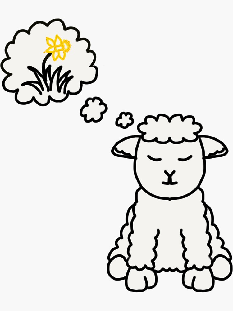 "Welsh sheep" Sticker for Sale by Morteji | Redbubble