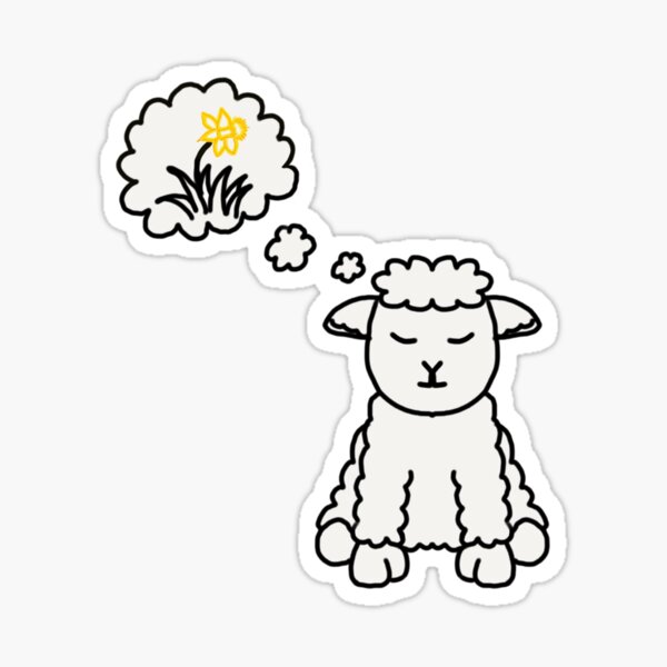 "Welsh sheep" Sticker for Sale by Morteji | Redbubble