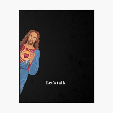 "Funny Jesus Let's Talk Religious Humor Friendly Hilarious Meme Design ...