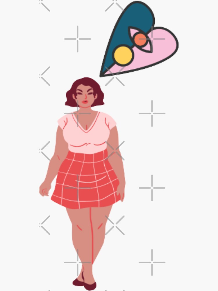 "lovely girl cat walk" Sticker by classicmaddy | Redbubble