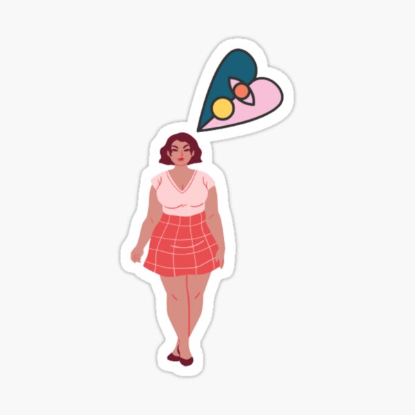 "lovely girl cat walk" Sticker by classicmaddy | Redbubble