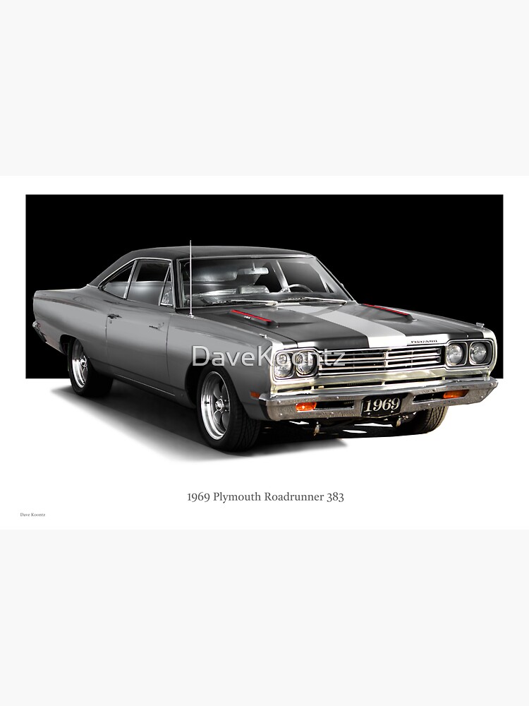 "1969 Plymouth Roadrunner 383" Sticker for Sale by DaveKoontz | Redbubble