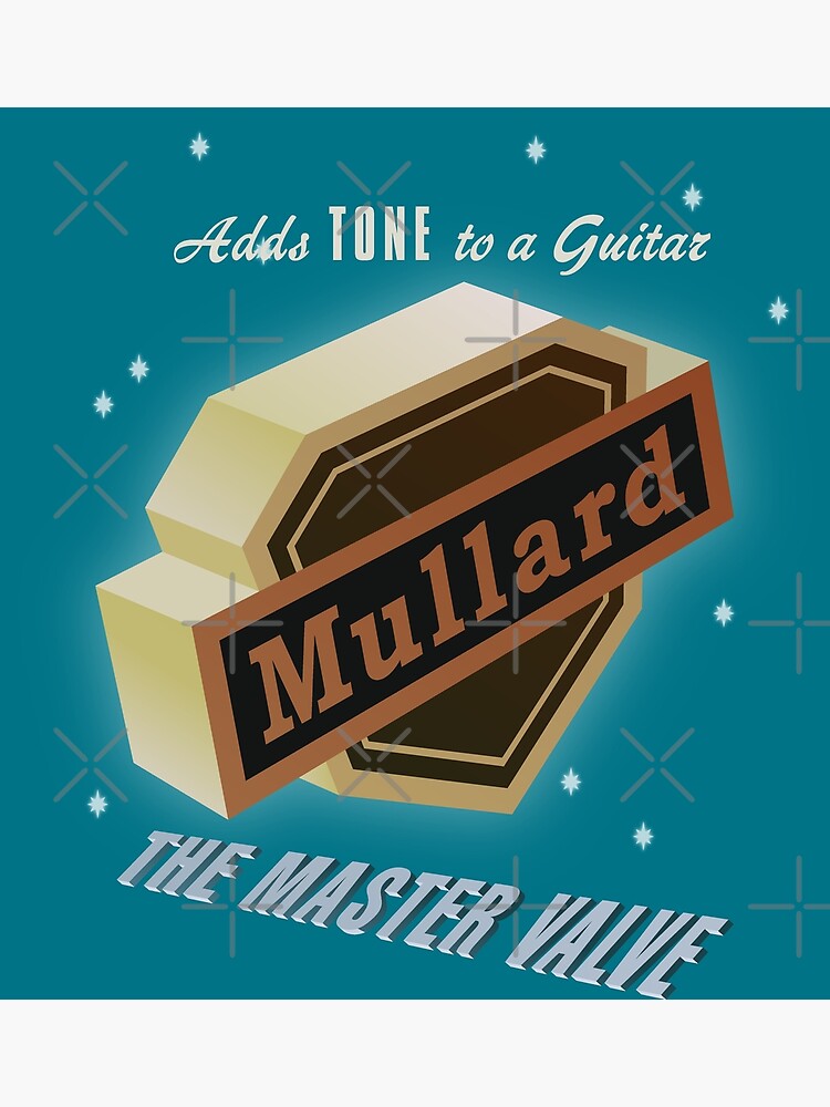 "Mullard Vintage Valves - The Master Valve" Poster for Sale by ...