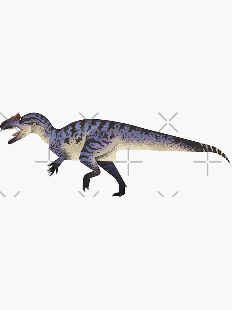 "Allosaurus" Sticker for Sale by Emily Higgs | Redbubble